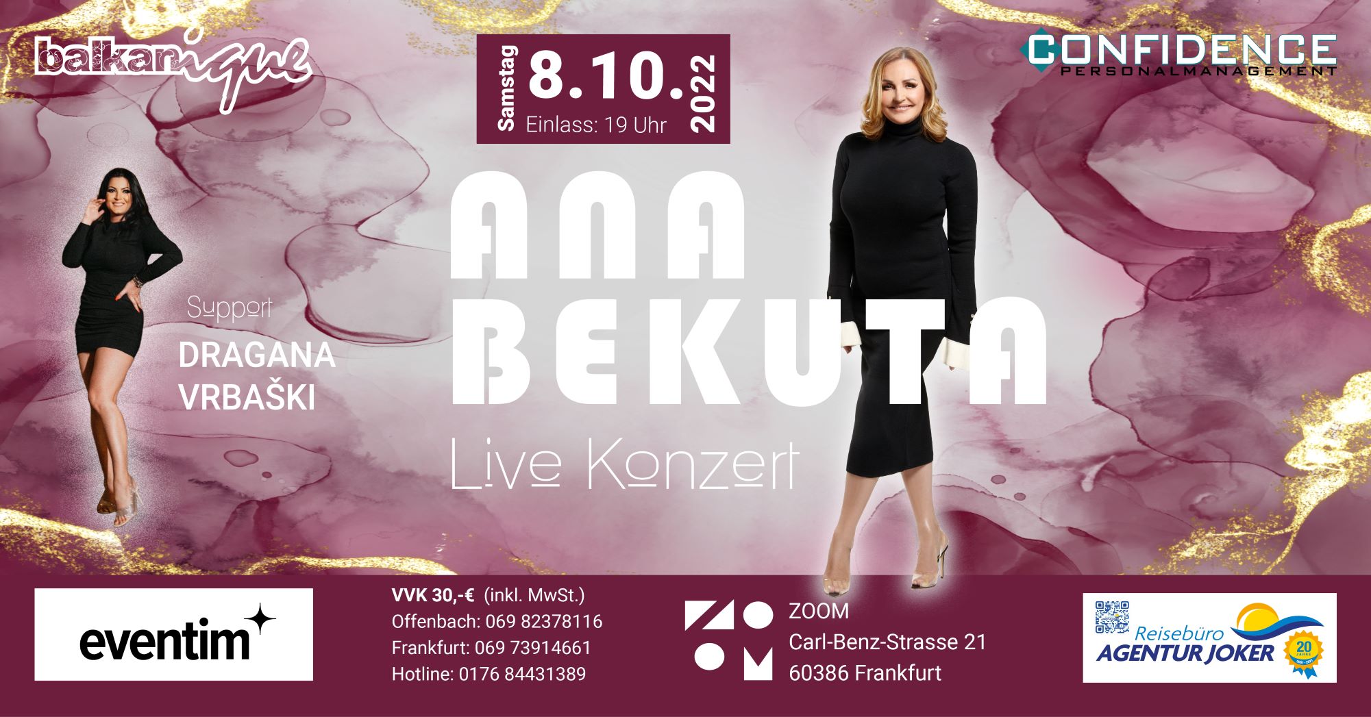 Ana Bekuta - Frankfurt ZOOM - ulaznice.eu